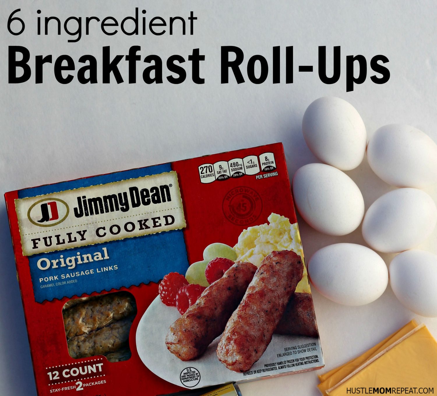 How To Make Breakfast Roll-Ups | Hustle Mom Repeat