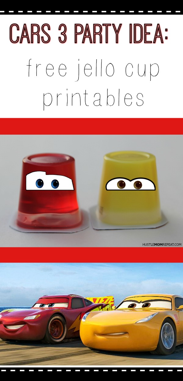 Cars 3 Party Idea: McQueen and Ramirez Jello Cups #Cars3Event | Hustle ...